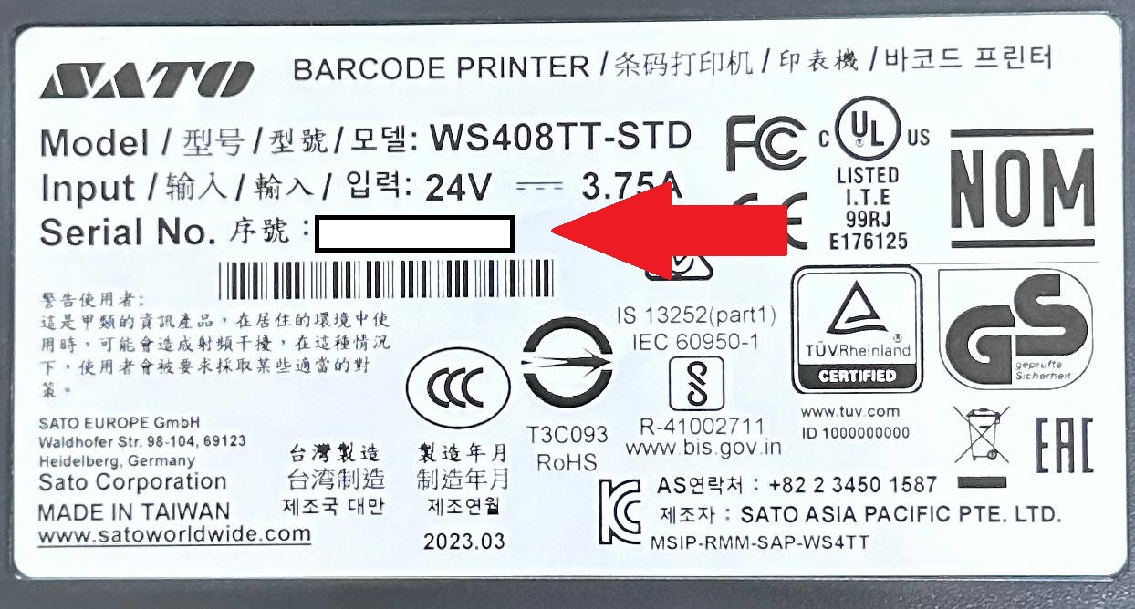 WS2/WS4 - Encuentre la resolución de la Impresora DPI en el LCD de la ...